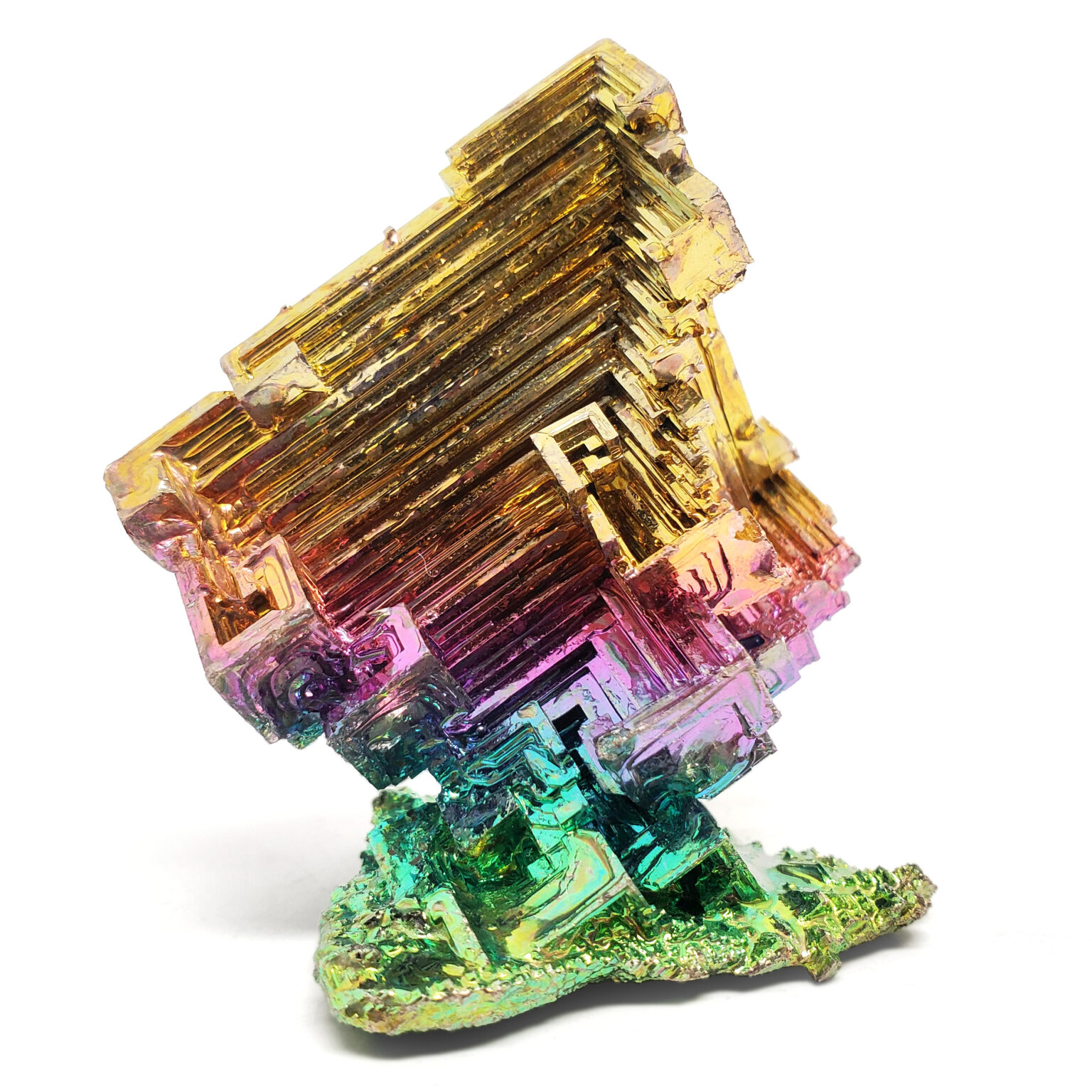 Bismuth Crystal, Large - The Fossil Cartel