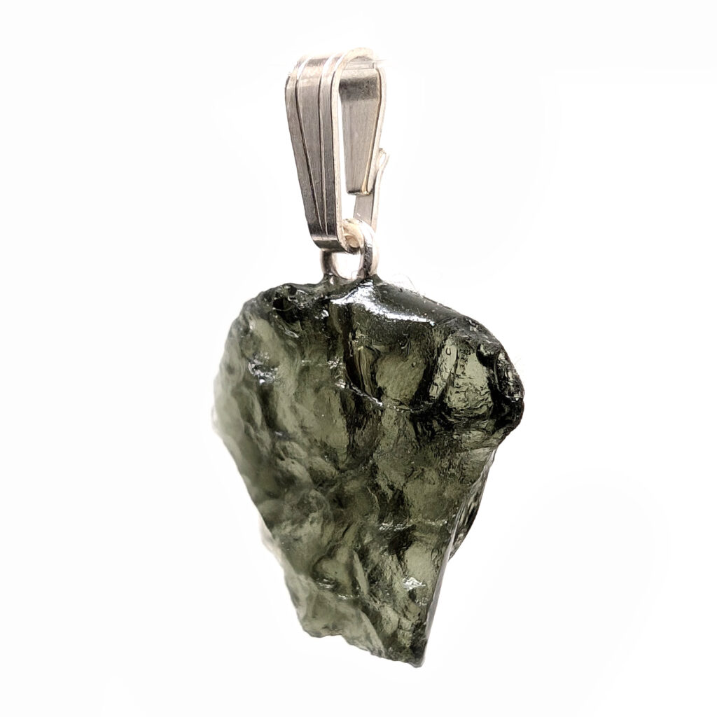 Moldavite Pendant - The Fossil Cartel